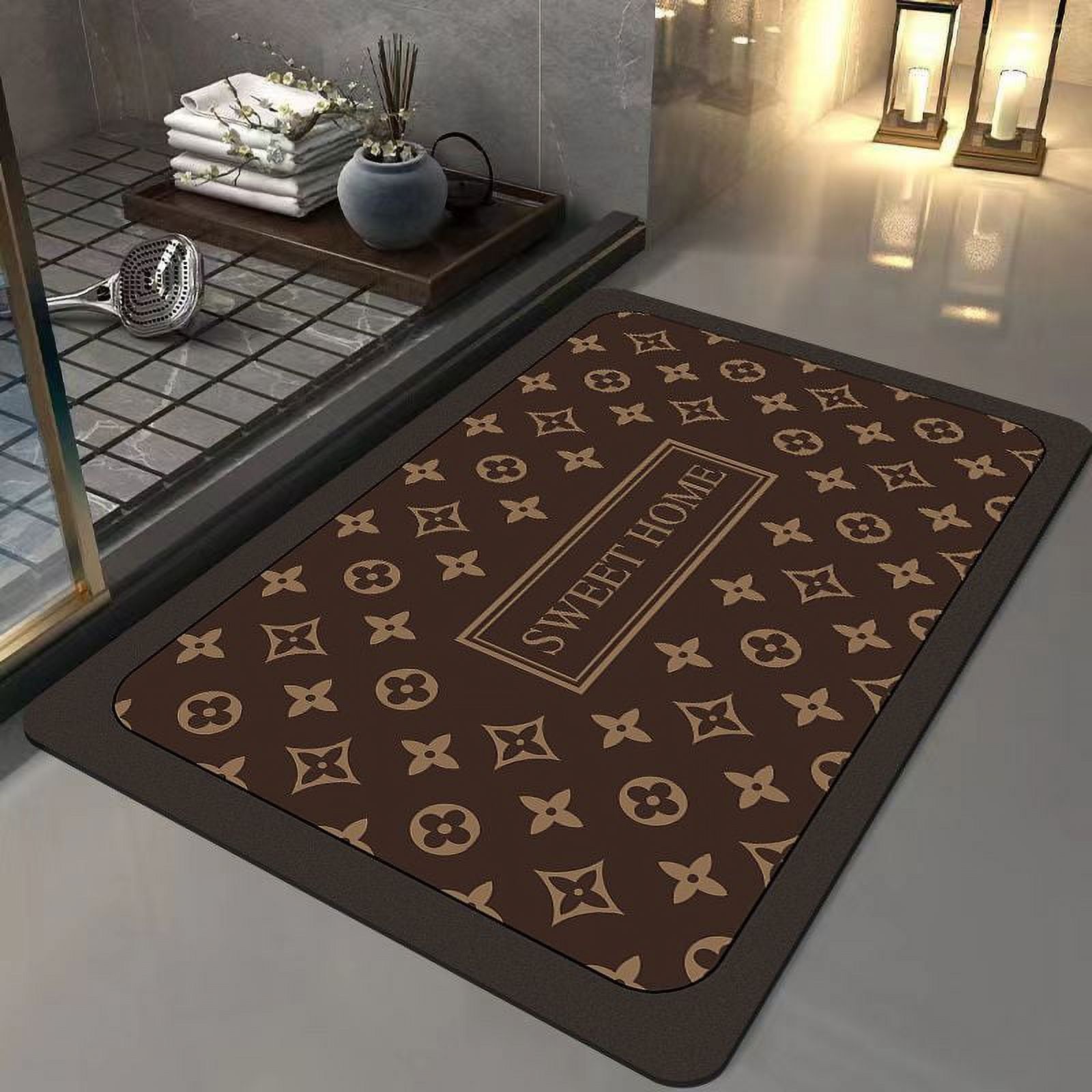 2024 Hot new bathroom absorbent mat, home quick dry non-slip mat ...
