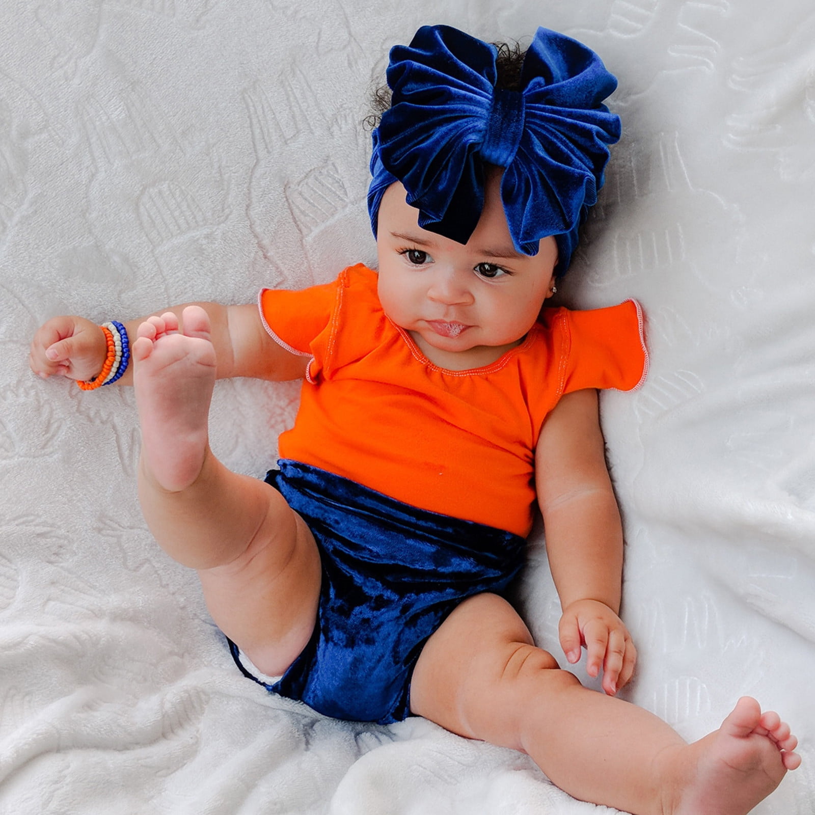 2024 breaise Toddler Baby Girls Cute Solid Color Gold Velvet Pleated ...
