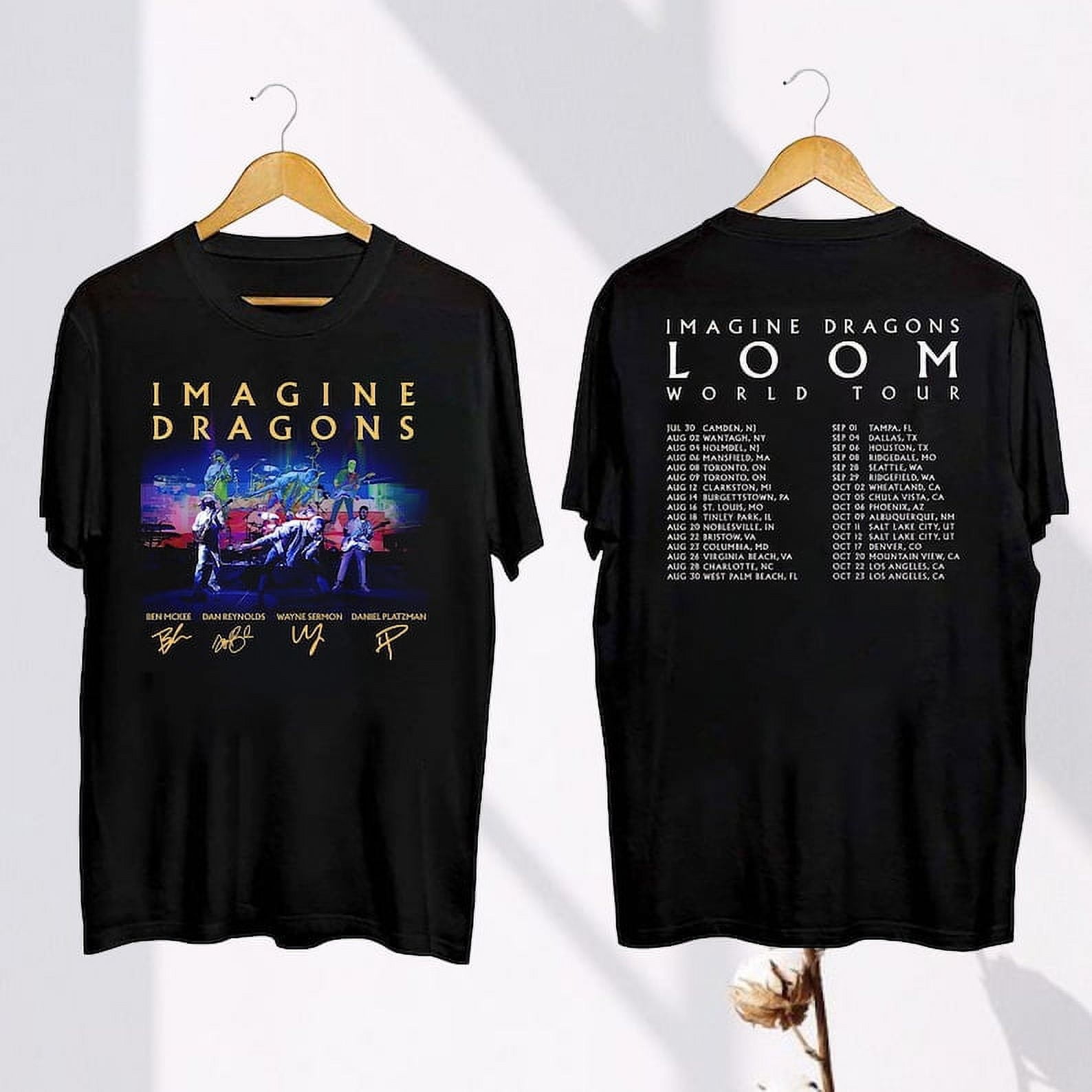 2024 Imagine Dragons Loom Tour T-Shirt, Imagine Dragons 90s Vintage ...