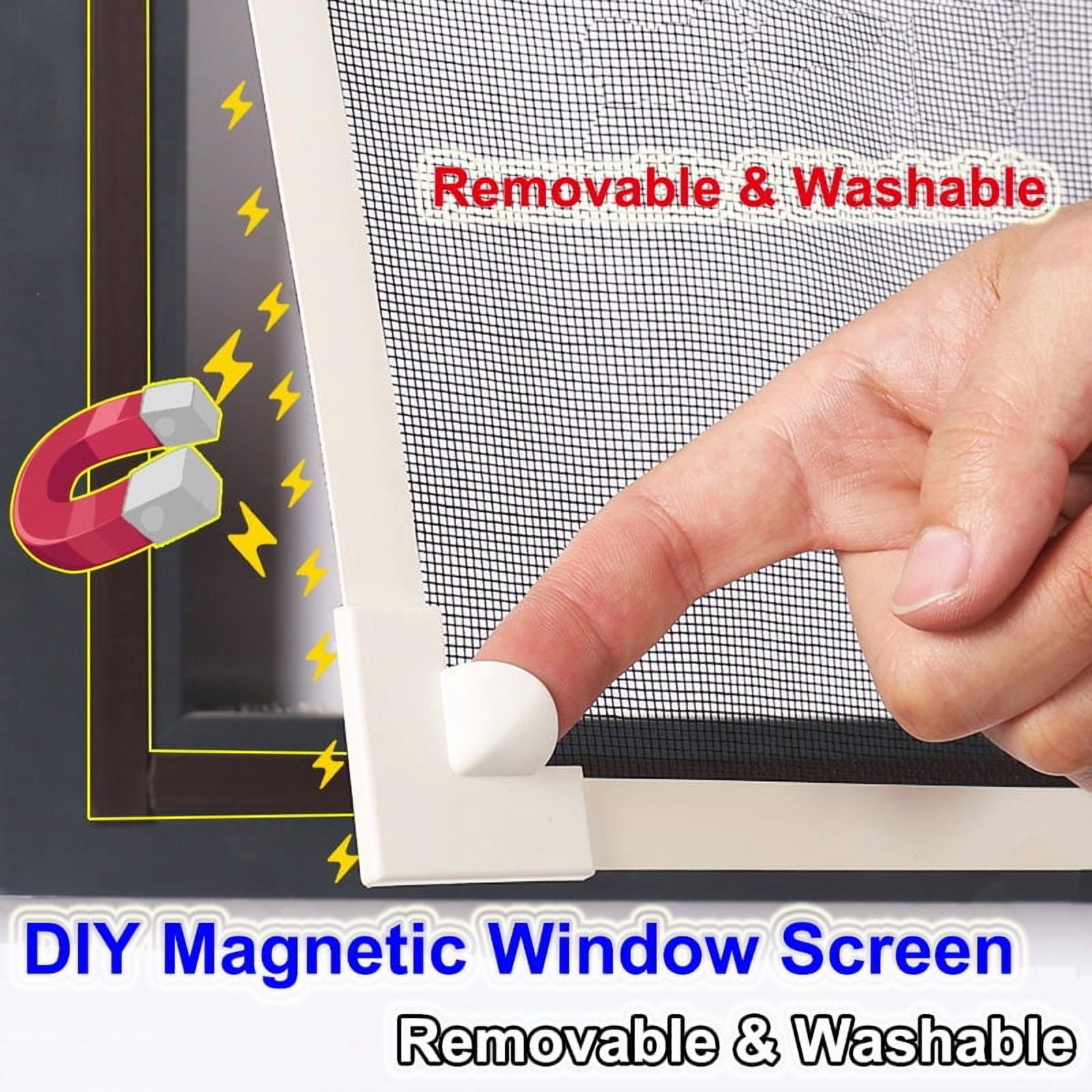 2024 Insect Magnetic Window Screen Tulle Mesh Stealth Customize DIY ...