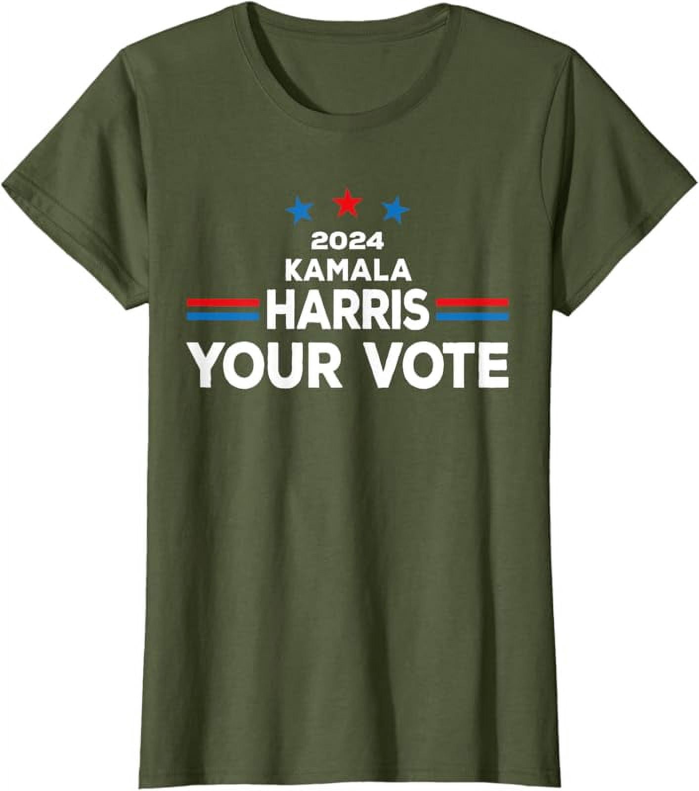 2024 Kamala Harris Your Vote Madam President Harris T-Shirt - Walmart.com