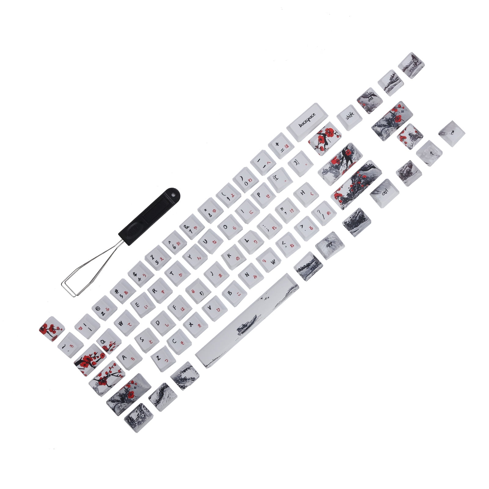 2024 Keycaps PBT 5Sided Sublimation 71 Keys Keyboard Caps for ...