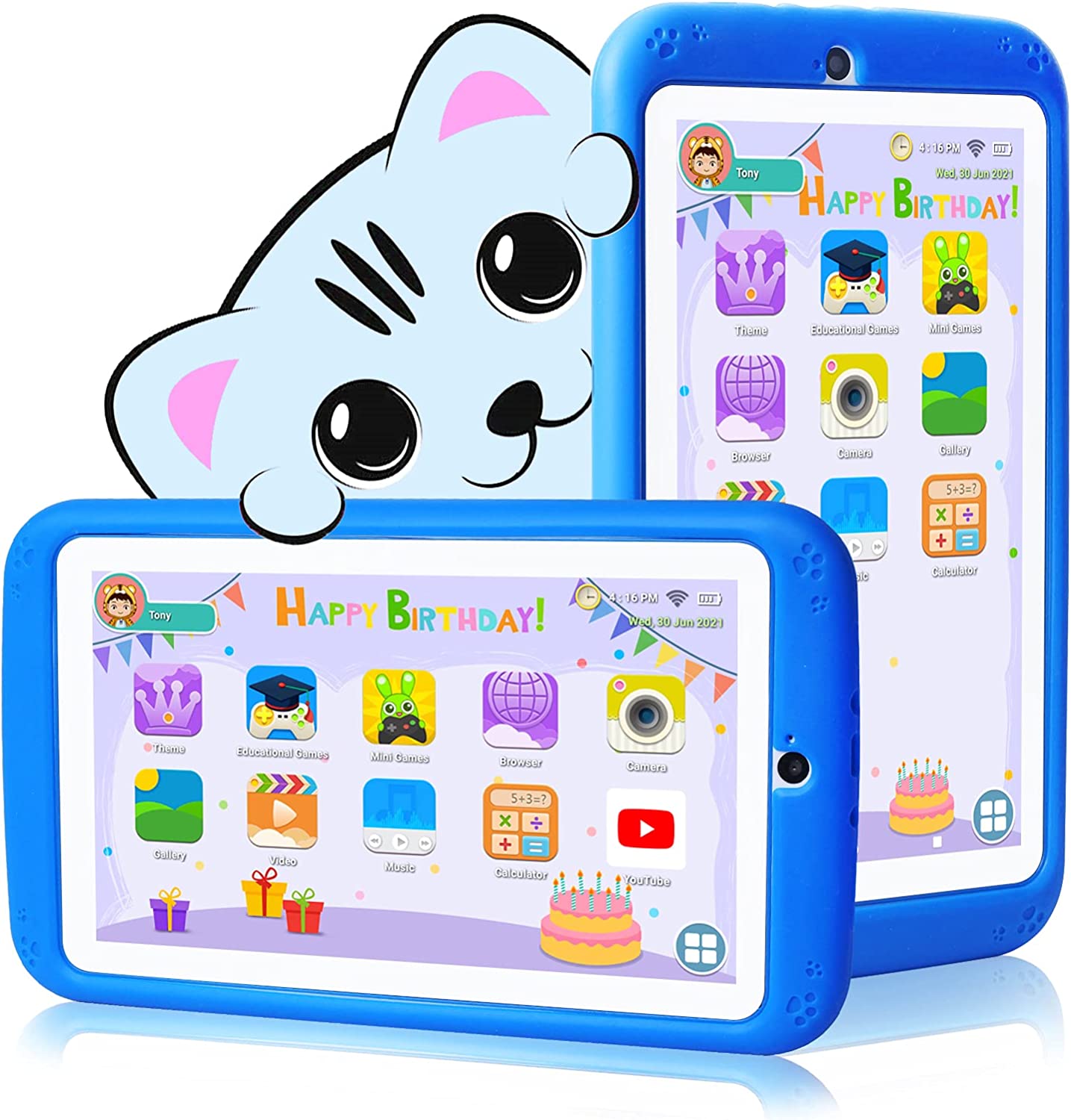 FunTab 7" Kids Tablet 8GB Memory 50+ Games / Apps - Walmart.com