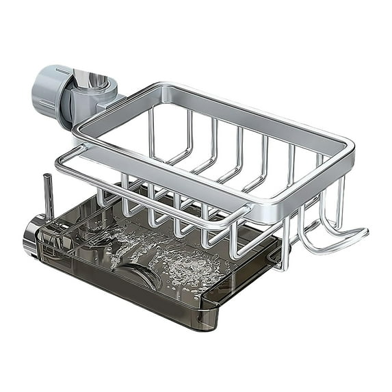2024 Kitchen Faucet Organizer Multifunctional Dish Sponge Caddy Holder ...
