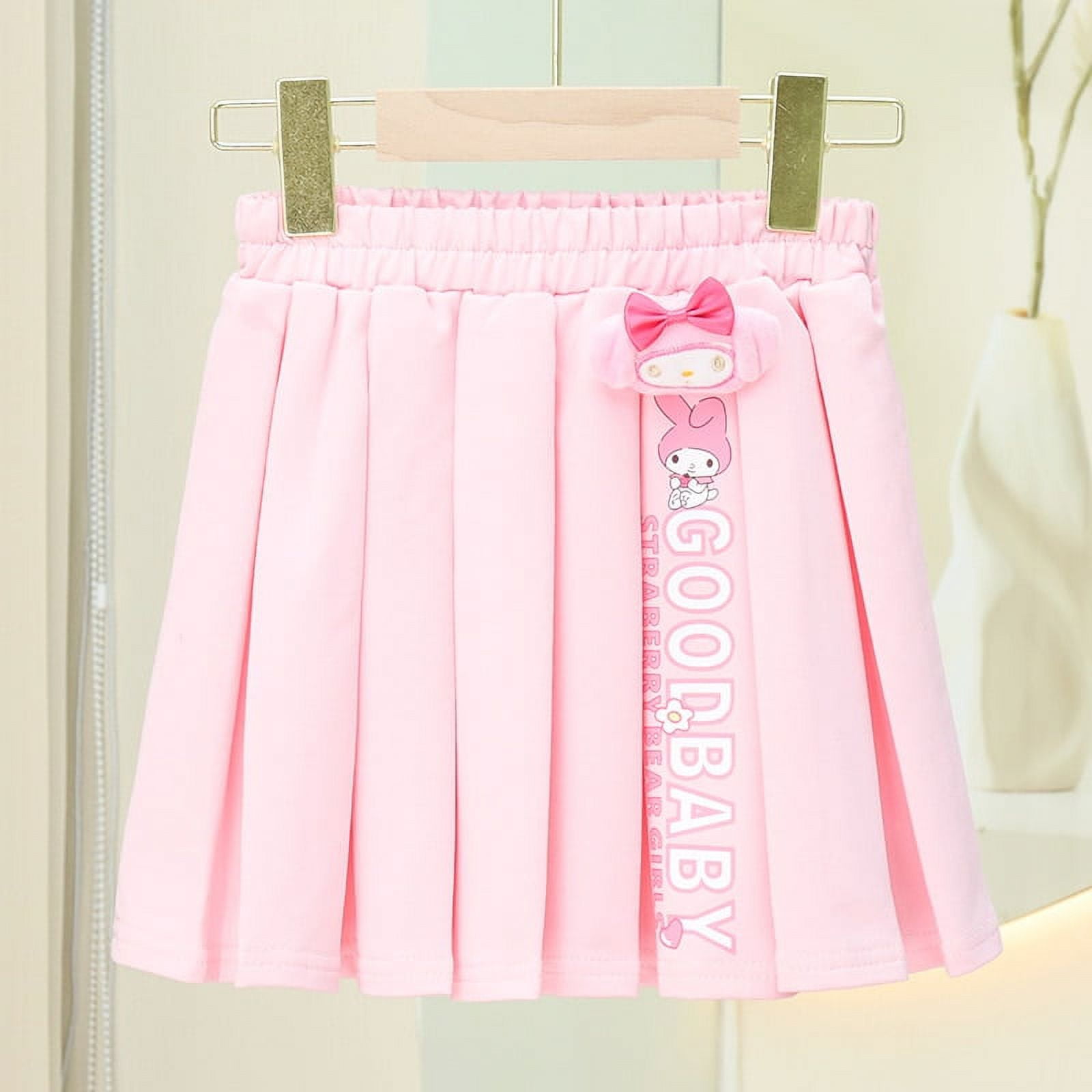 2024 Kuromi Girls Pleated Skirt Sanrio Kawaii Anime Cinnamoroll ...