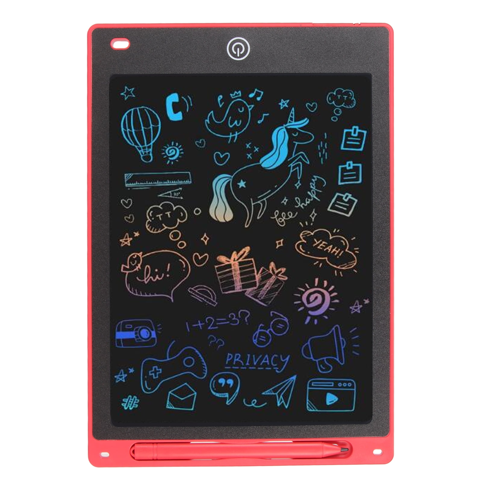 2024 LCD Writing Tablet 10 Inch LCD Color Screen Delete Button Eyes ...