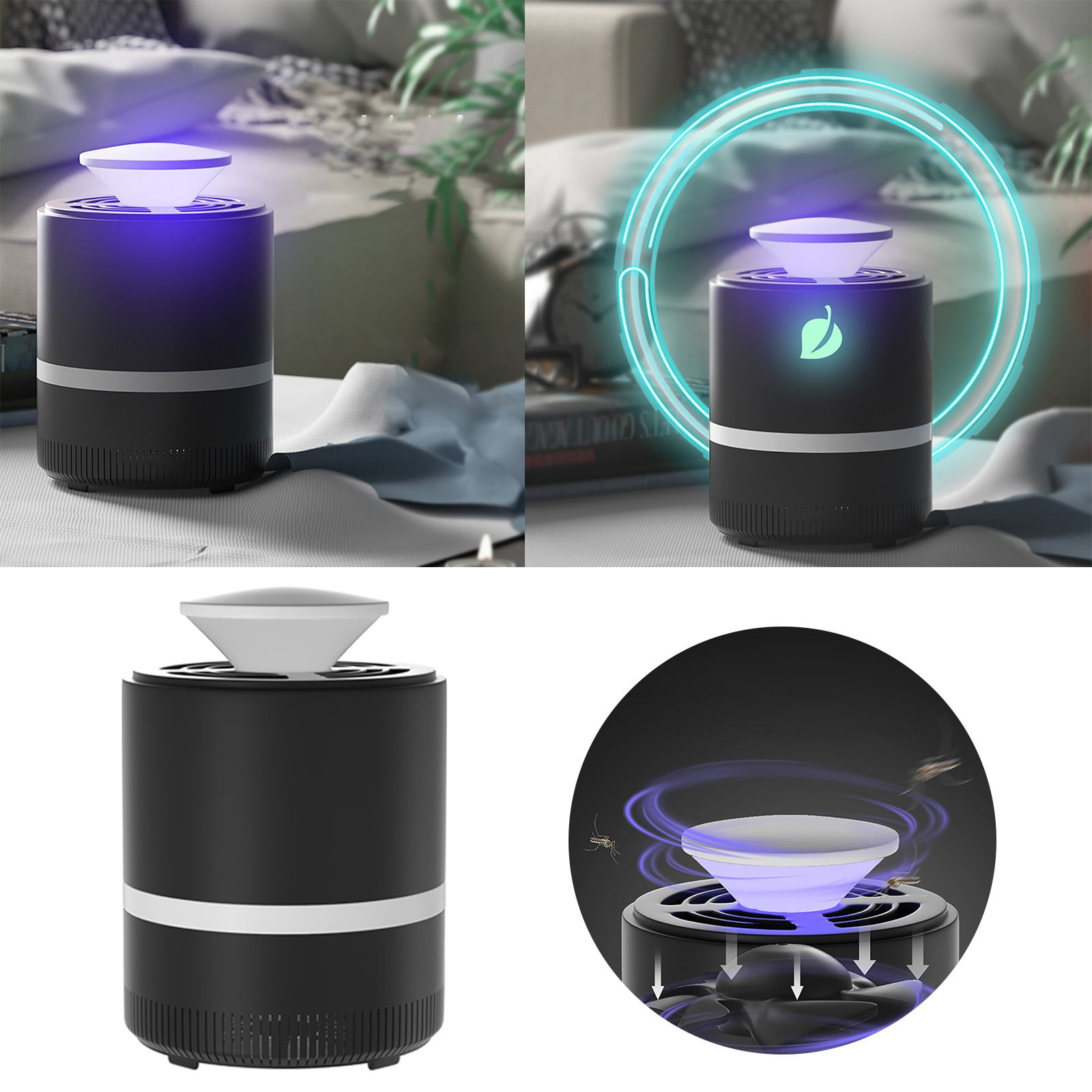 2024 LED BugZapper Indoor Catcher & Trap For Gnat Moth For Trap Fly ...