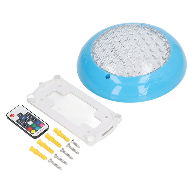 2024 LED Swimming Pool Lamp Wall Mount Underwater Light with Remote Control IP68 Waterproof ...