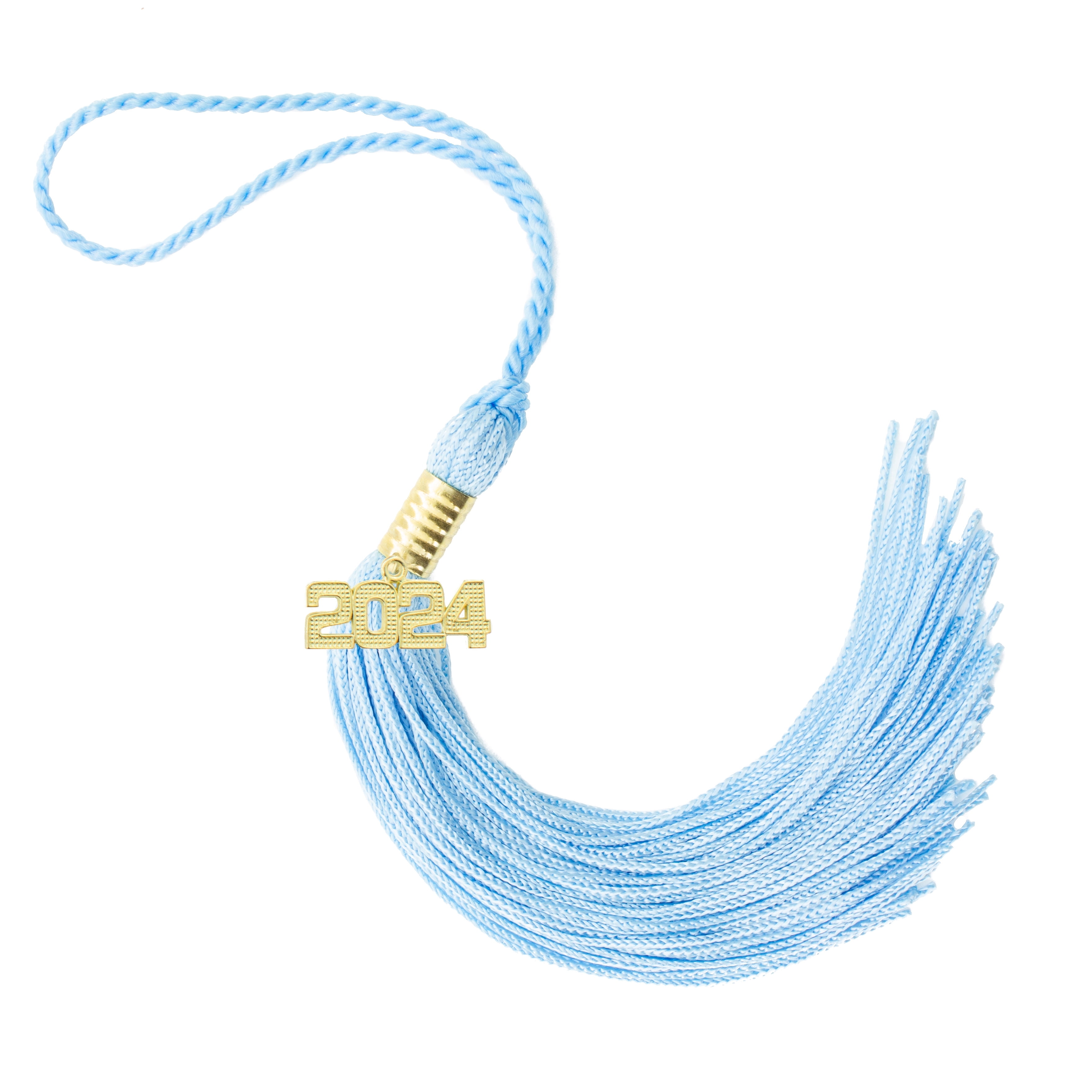 2024 LT BLUE GRADUATION TASSEL - EVERY SCHOOL COLOR AVAILABLE -MADE IN ...