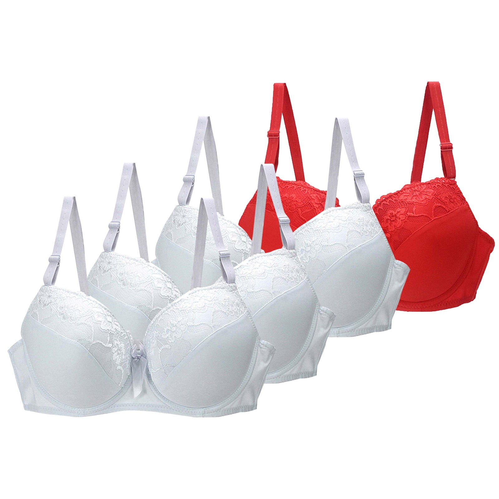 2024 Lace Bras For Women Breathable Cool Liftup High Support Bra Plus ...