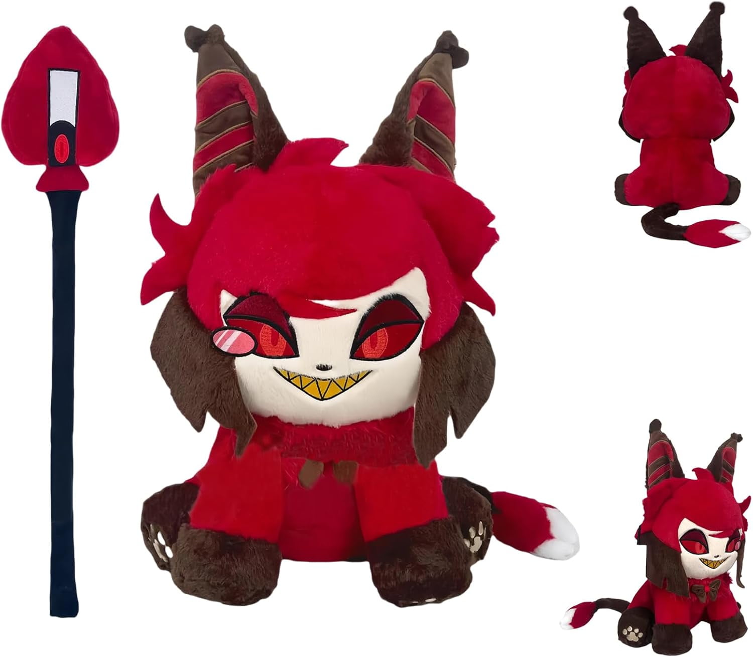 2024 Latest Hazbin Hotel Plush Pillow, Soft Stuffed Alastor Meow and ...