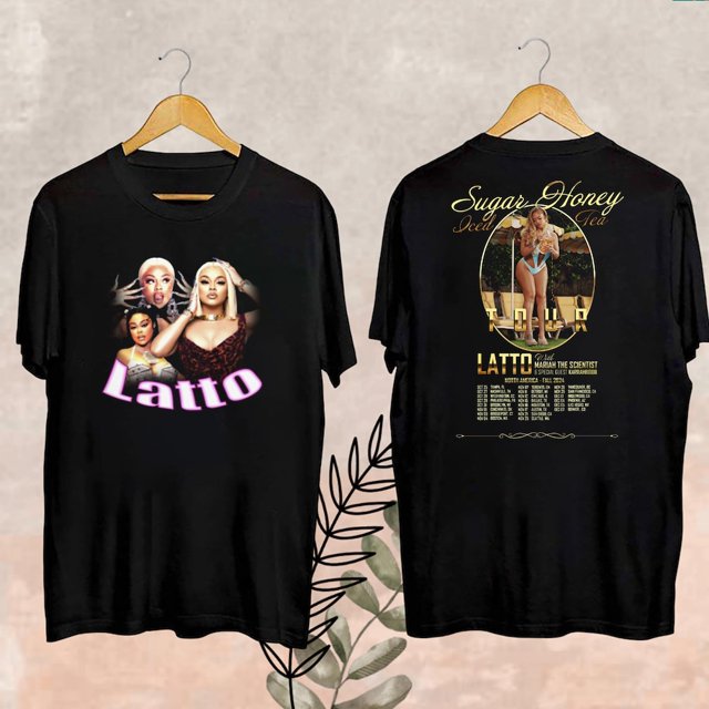2024 Latto The Sugar Honey Iced Tea Tour T-Shirt, Big Latto 2024 ...