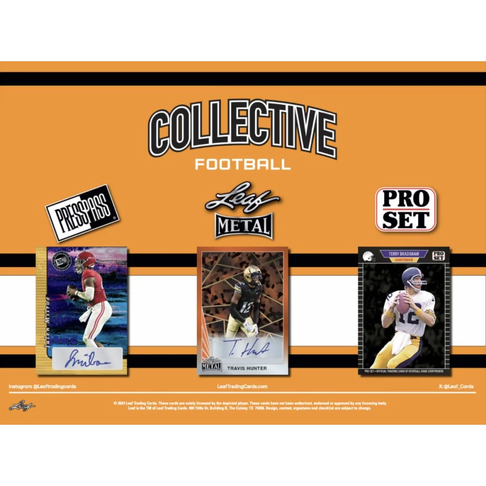 2024 Leaf Collective Football Jumbo Box - Walmart.com