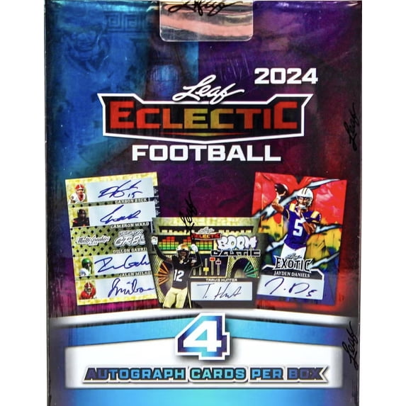 2024 Leaf Eclectic Hobby Football Box - Walmart.com
