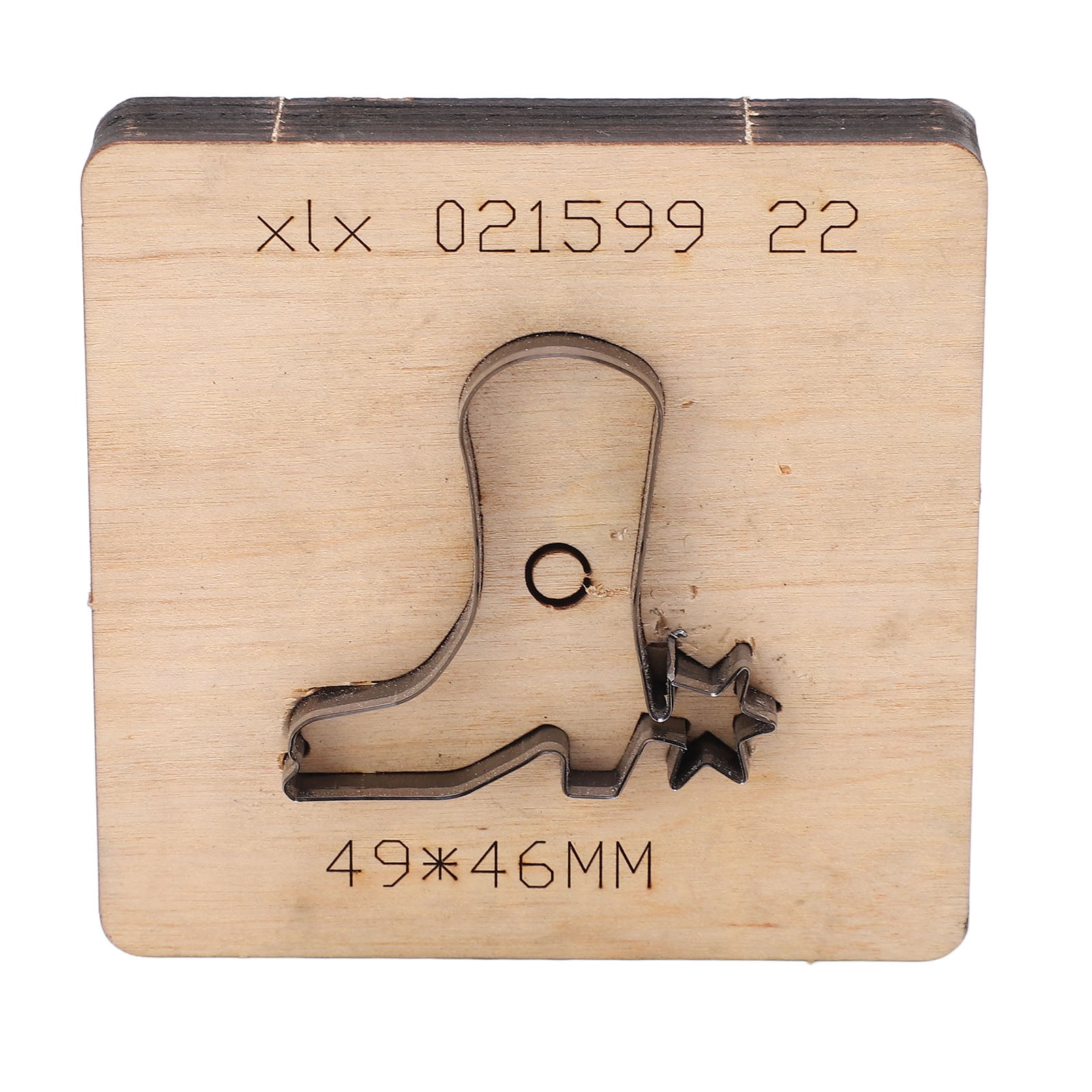 2024 Leather Punching Die Shoe Shaped Alloy Steel Blade Birch Base ...