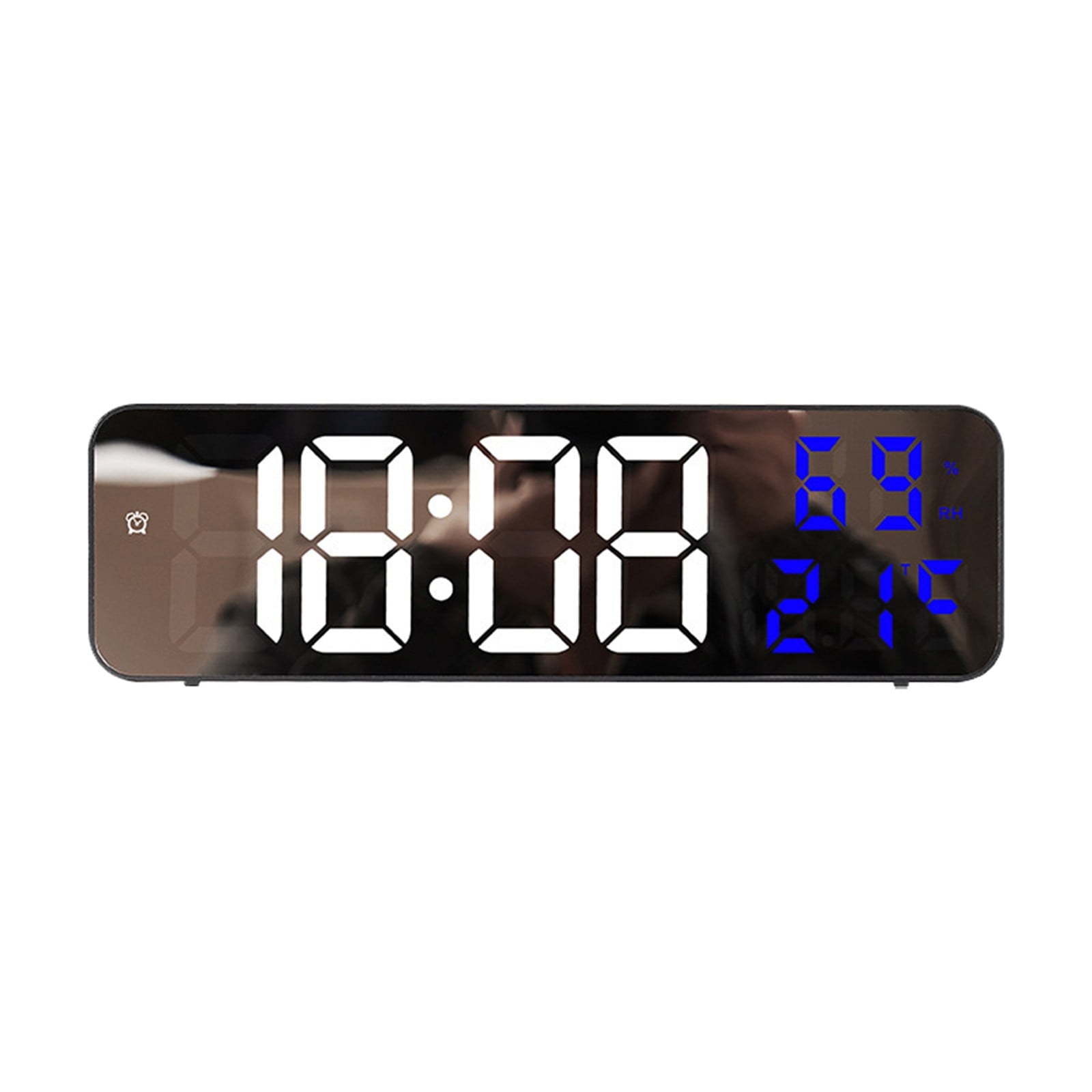 2024 Led Digital Wall Clock Large Screen Wall Mounted Time Temperature ...