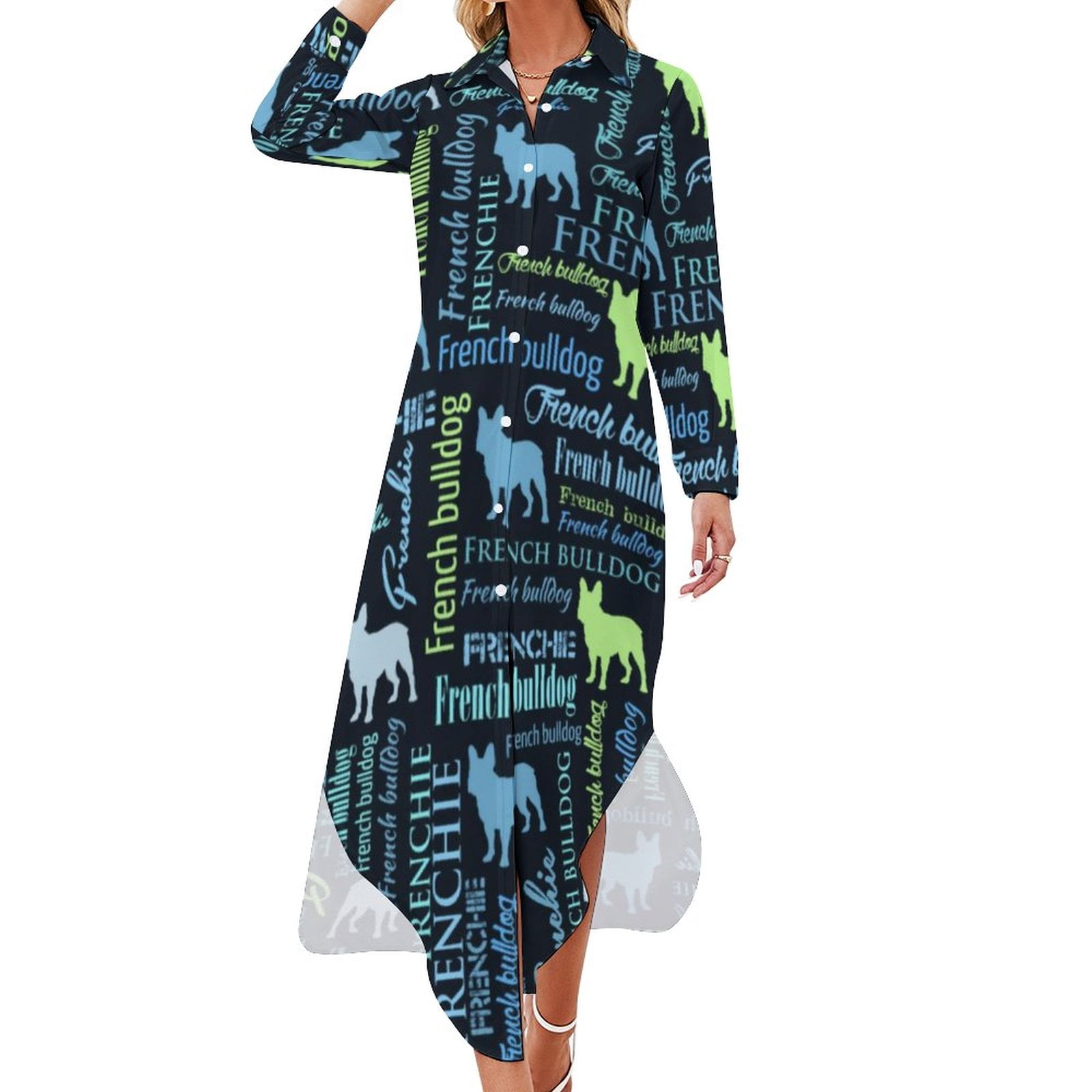 2024 Letters Word Art Casual Dress Motivational Words Aesthetic Dresses ...