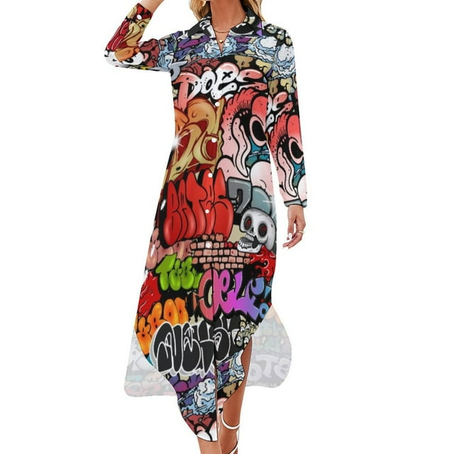 2024 Letters Word Art Casual Dress Motivational Words Aesthetic Dresses ...