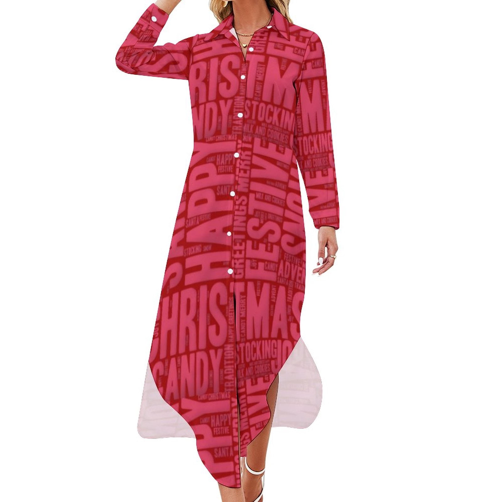 2024 Letters Word Art Casual Dress Motivational Words Aesthetic Dresses ...