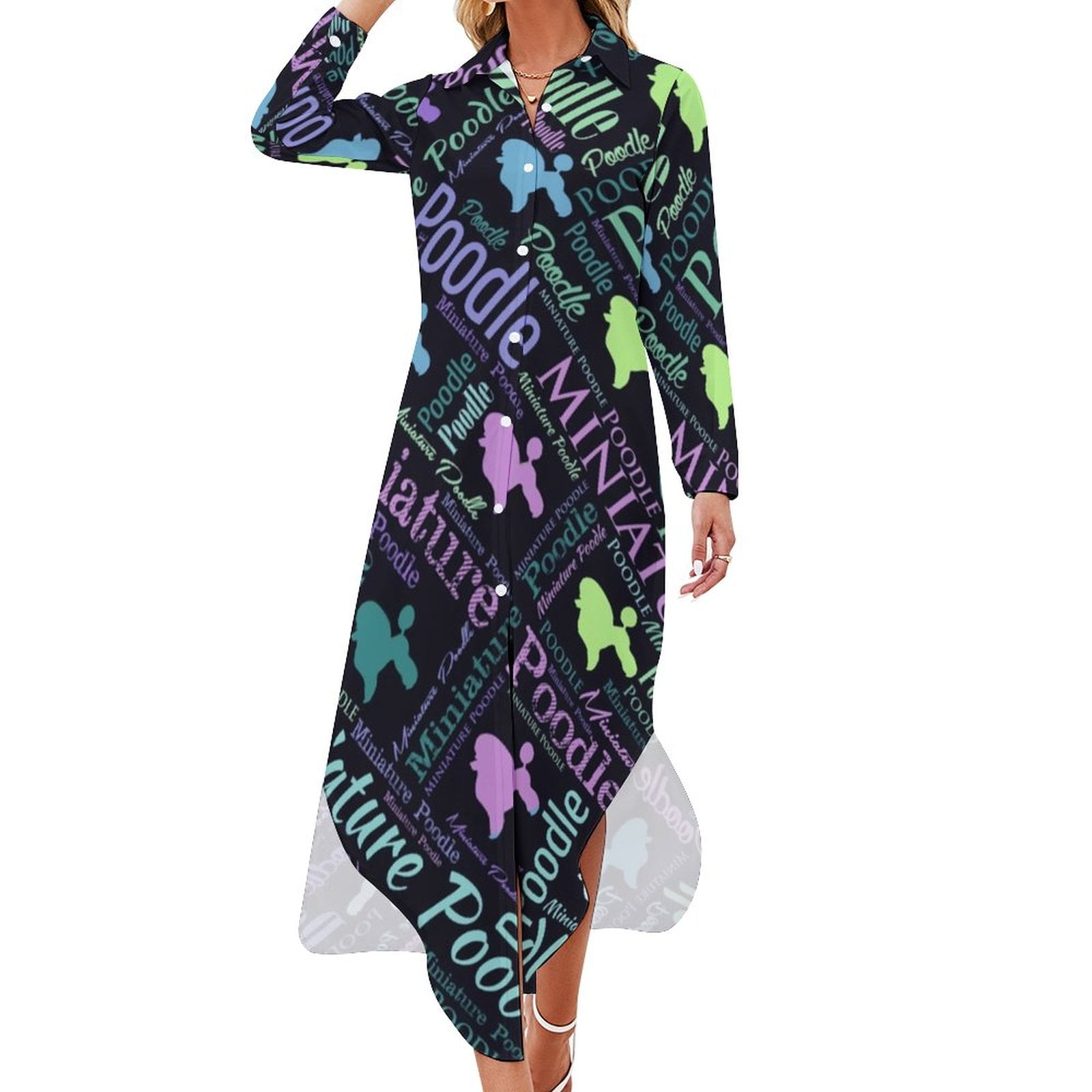 2024 Letters Word Art Casual Dress Motivational Words Aesthetic Dresses ...