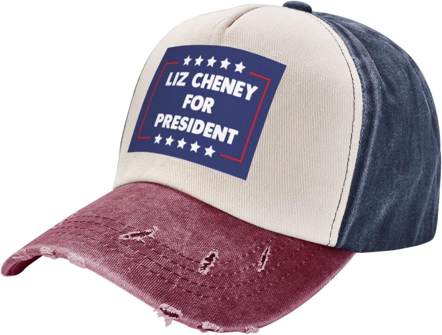 2024 Liz Cheney for President Cowboy Hat Vintage Washed Baseball Cap ...