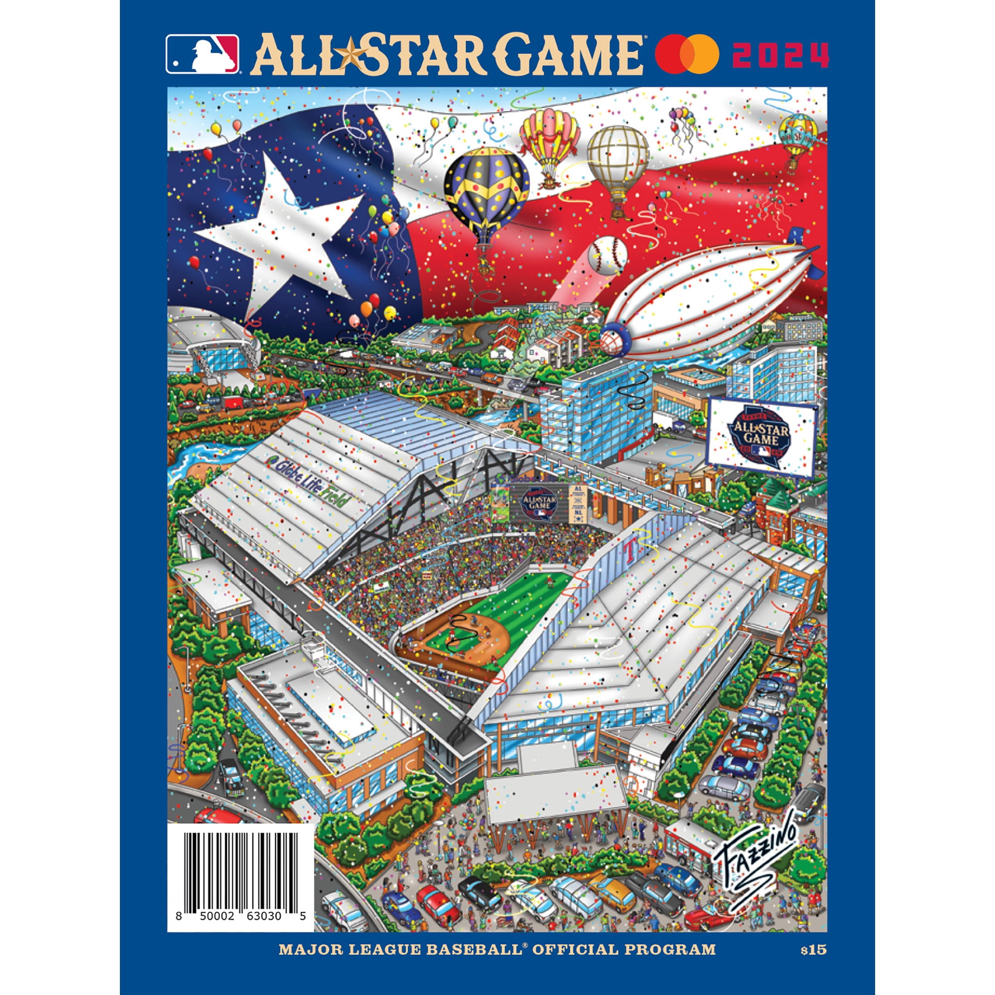 2024 MLB All-Star Game Specialty Program with Artwork by Charles ...