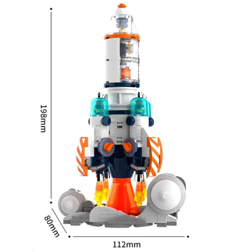 2024 MOC Aerospaces Astronaut Rocket V Launch Space Station Spacecrafts ...
