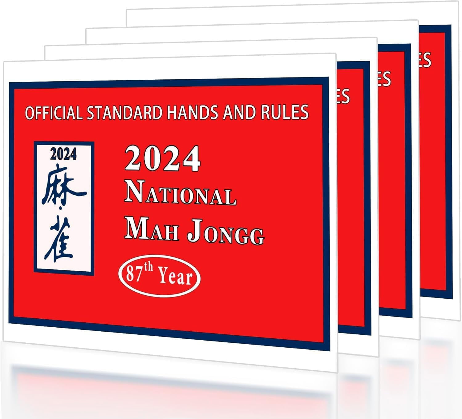 2024 Mah jongg Cards,Large Print,4 Piece, National Mahjongg Cards ...