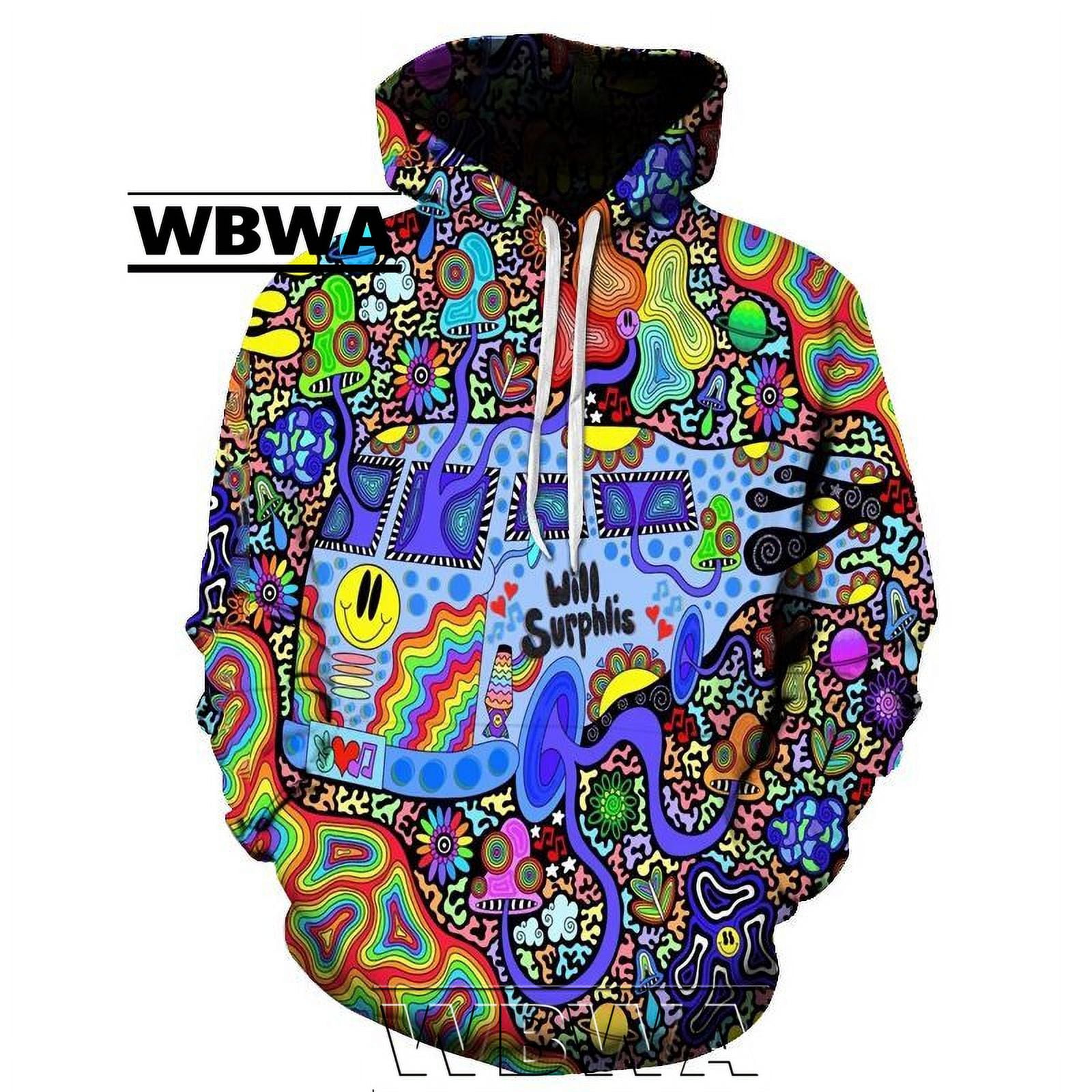 2024 Mandala Psychedelic Harajuku 3DPrint Men/Women Streetwear Pullover ...