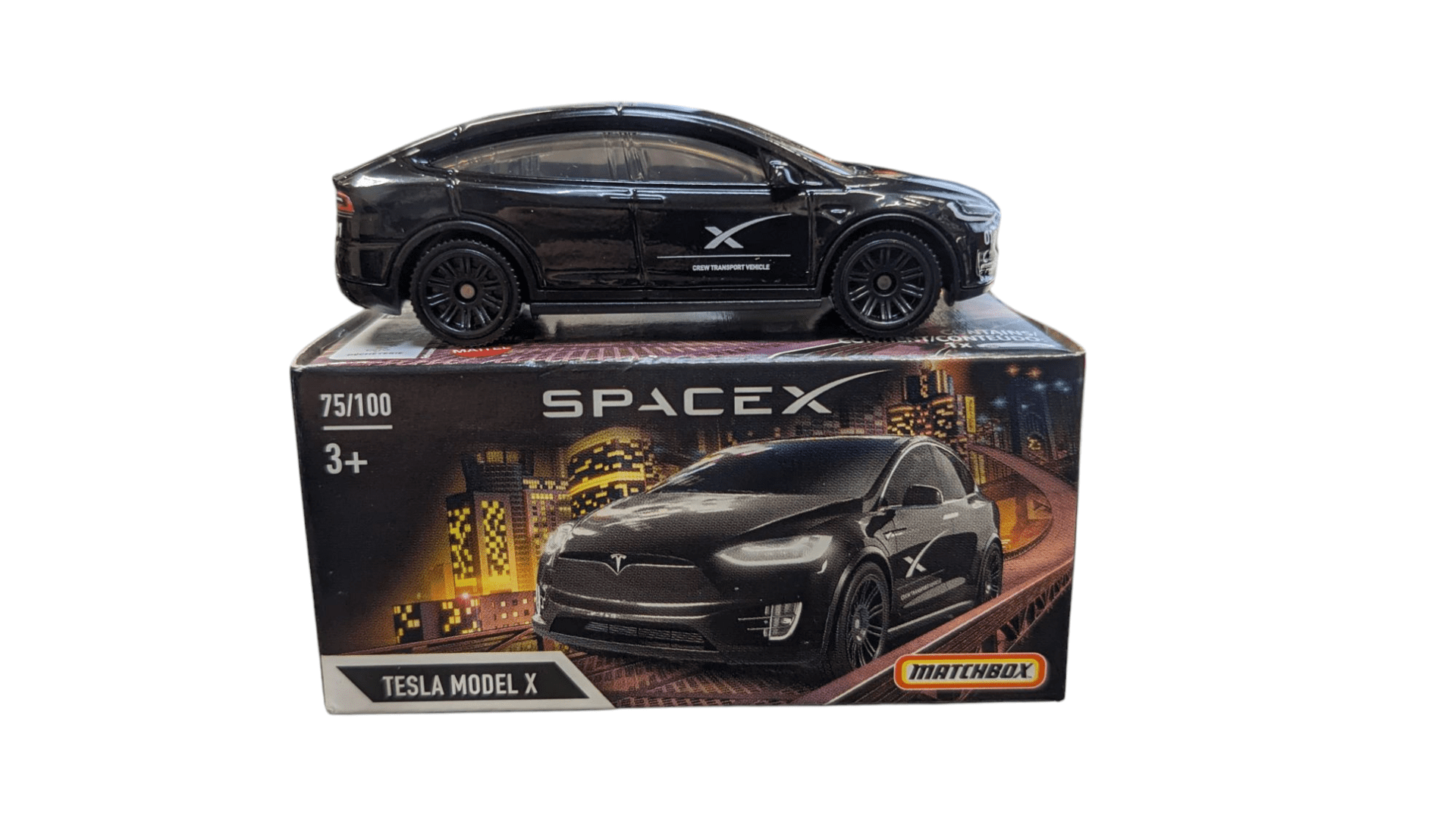 2024 Matchbox Power Grabs #75 Tesla Model X BLACK SPACEX - Walmart.com