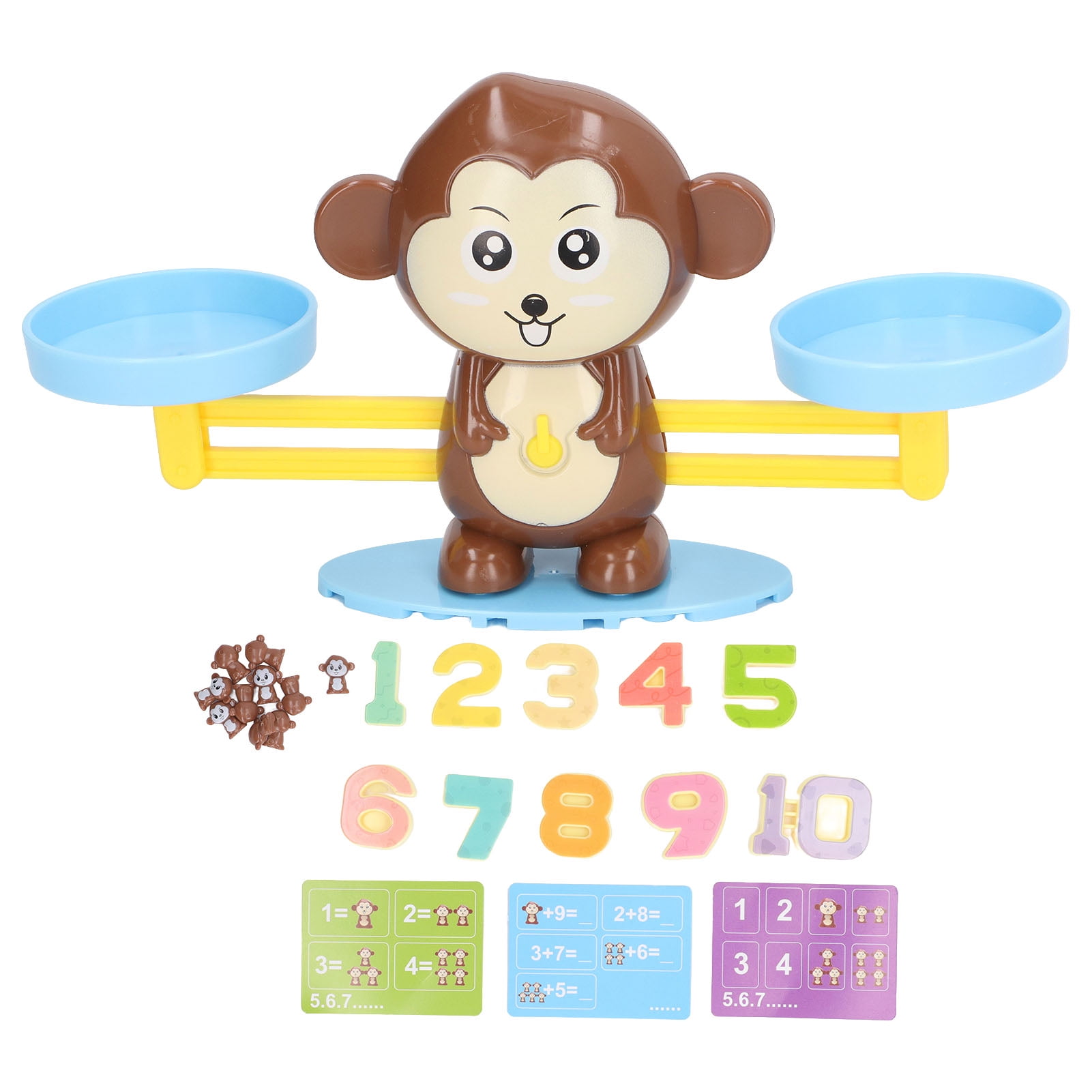 2024 Math Balance Game Cute Fun Educational Monkey Scale Math Toy for ...