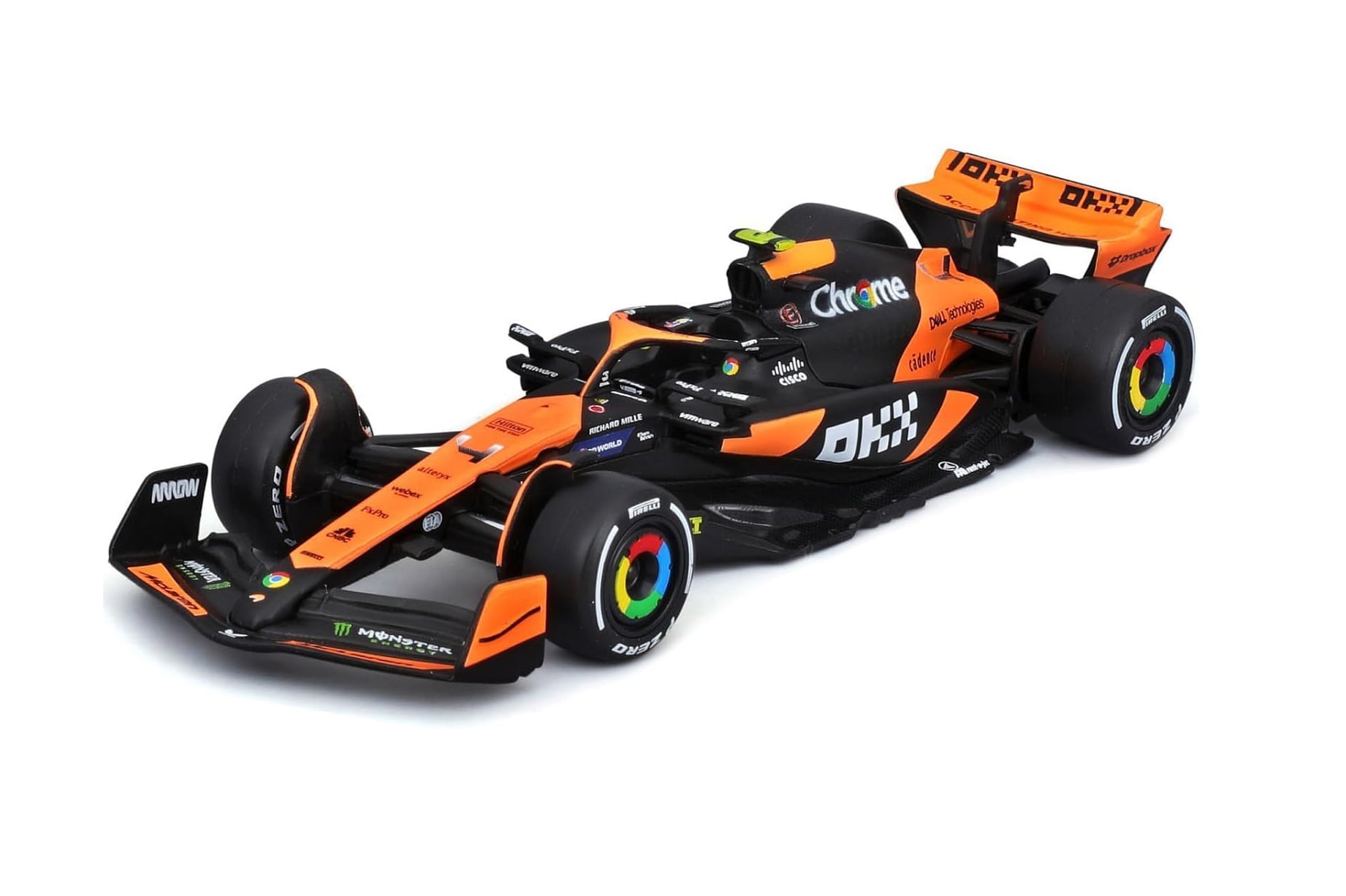 2024 McLaren MCL38 Sidekick, #4 Lando Norris - Bburago 01933-MCL - 1/43 ...