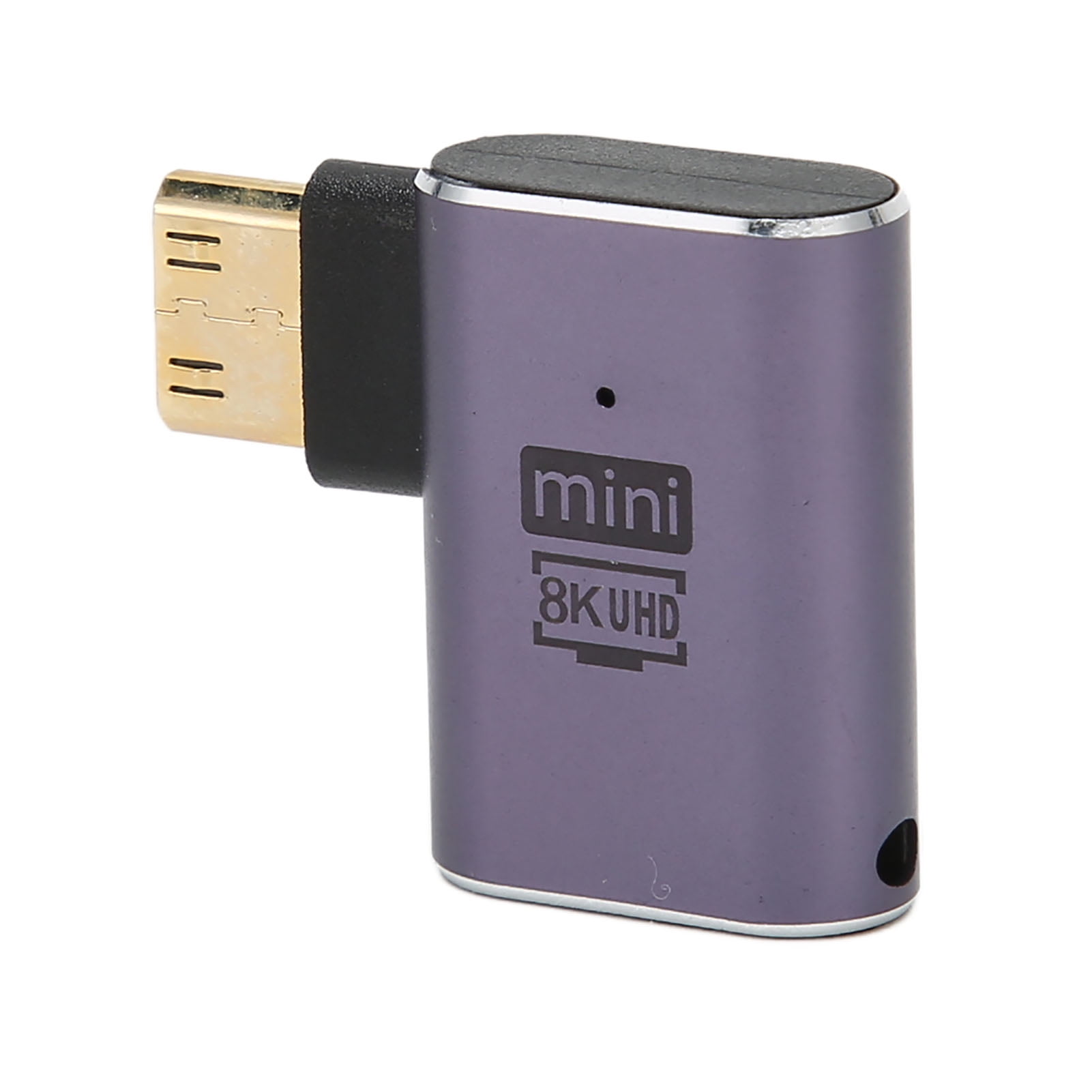 2024 Mini HD to HD Adapter Right Angle 8K 60Hz 48Gbps LED Indicator ...