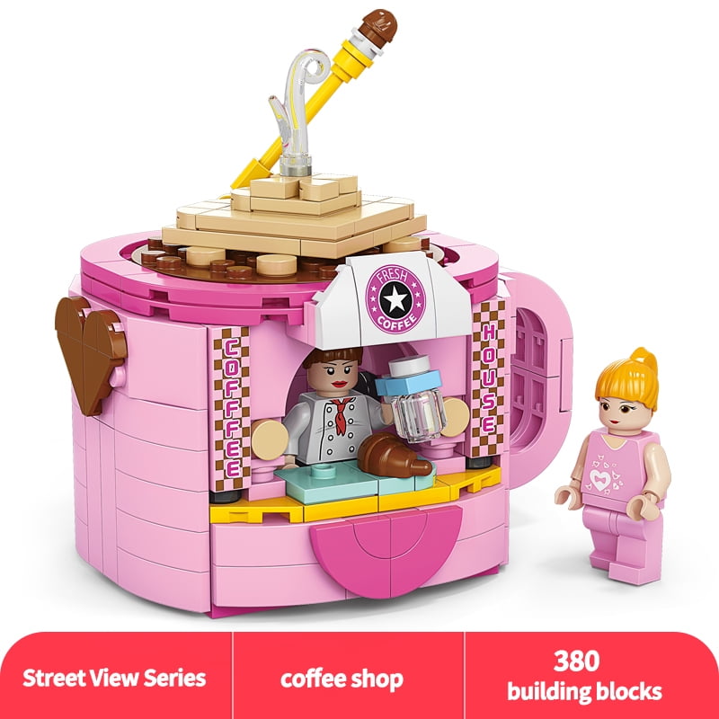 2024 Mini Street View Building Blocks Toy Set Series Creative Building ...