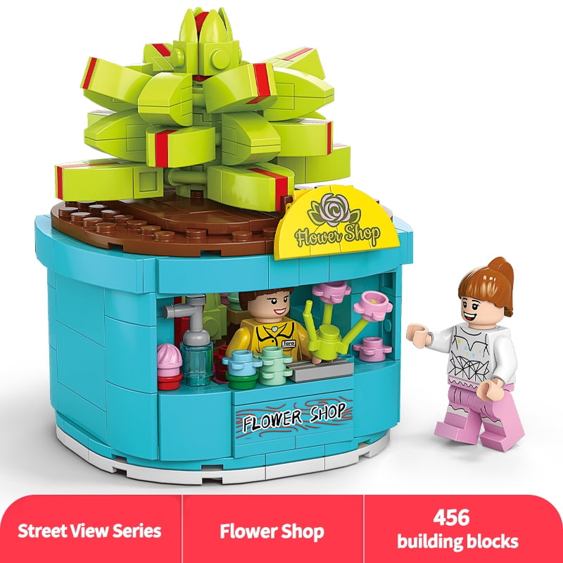 2024 Mini Street View Building Blocks Toy Set Series Creative Building ...