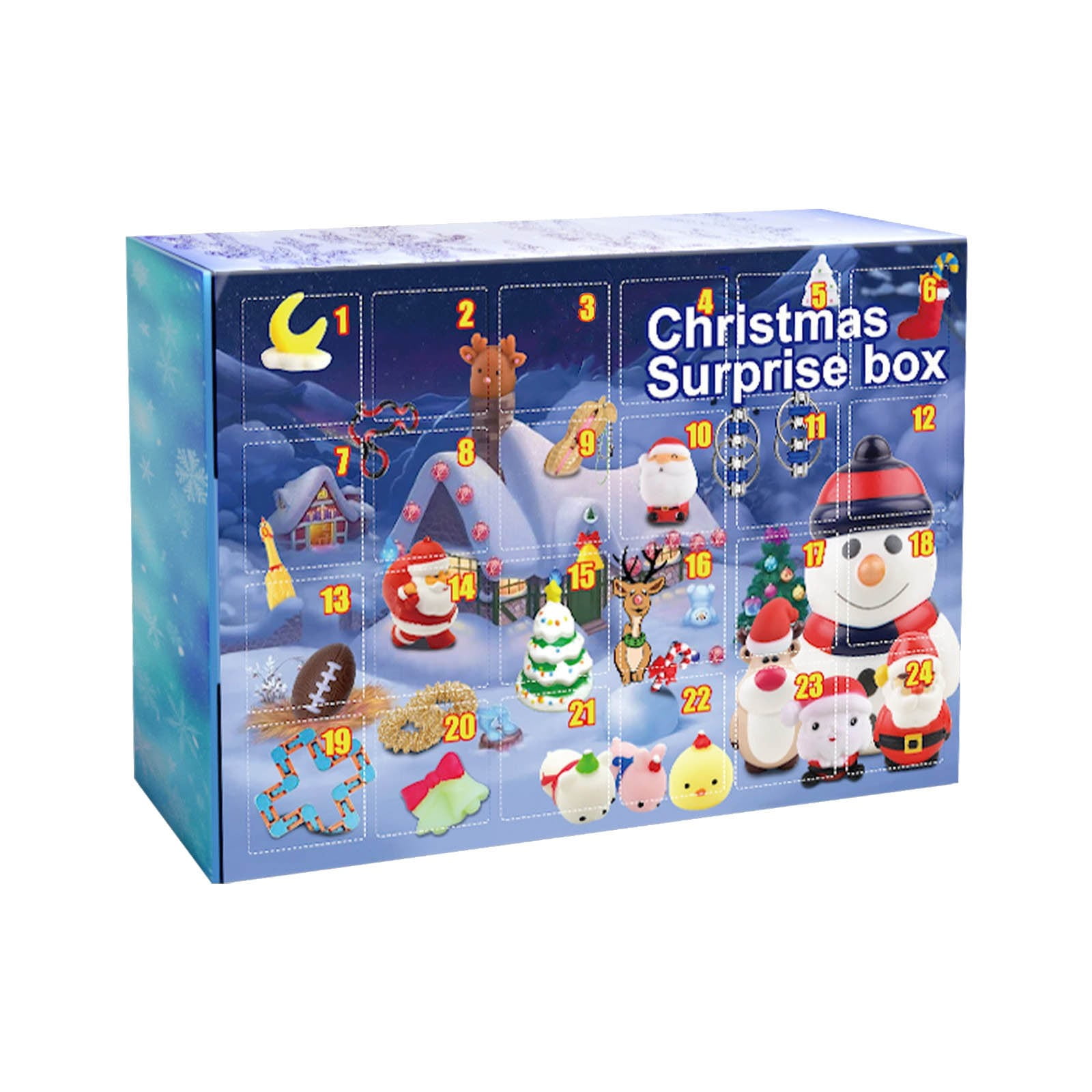 2024 Mochi Advent Calendar, 24 Days of Christmas Countdown Calendar, 24 ...