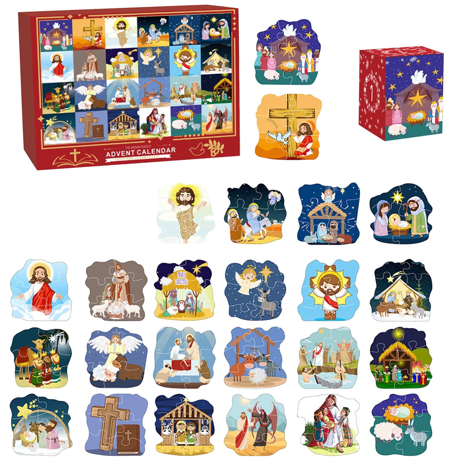 2025 Mochi Advent Calendar, 24 Days of Christmas Countdown Calendar, 24 ...