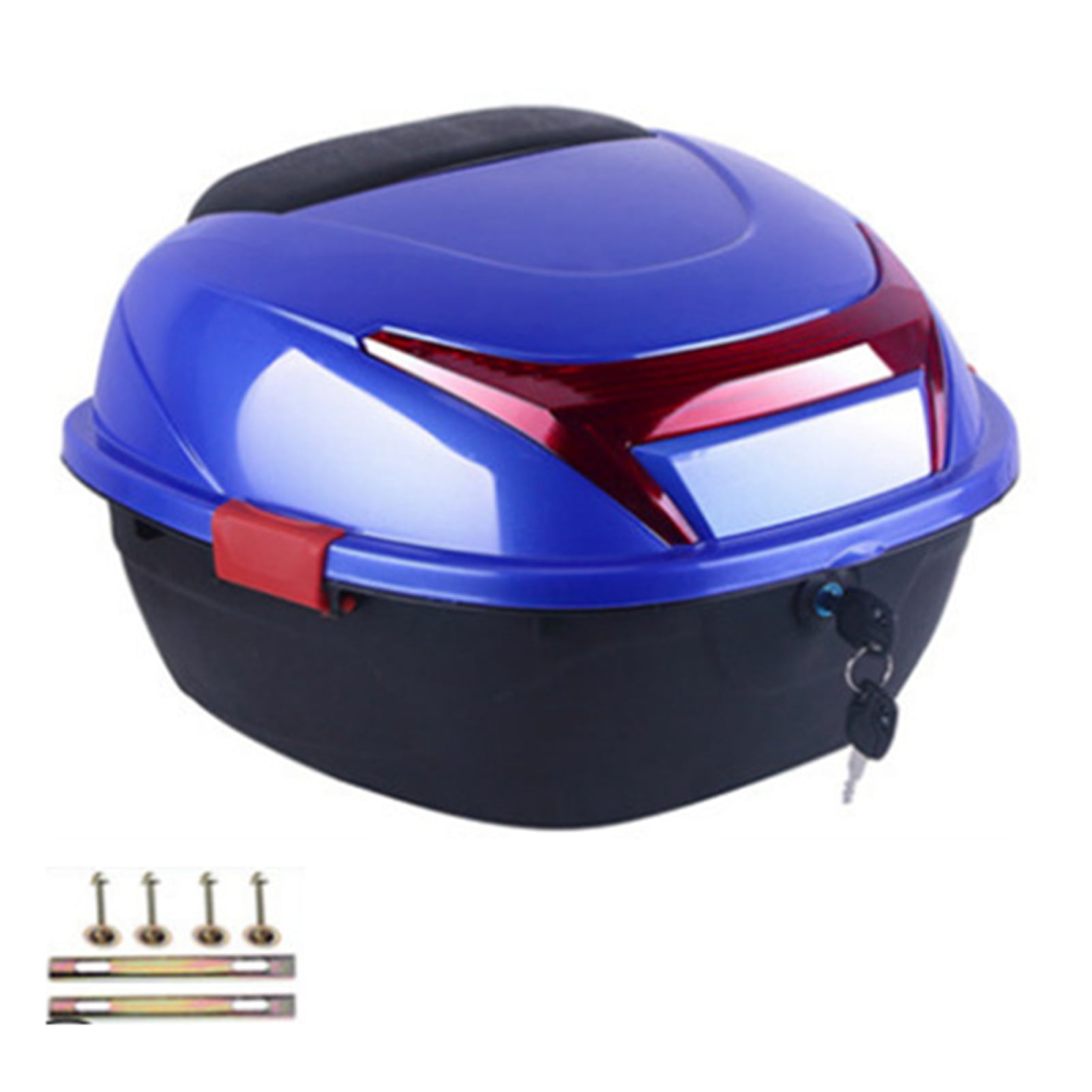 2024 Motorcycle Rear Box Helmet Luggage Storage Top Case Large Capacity ...