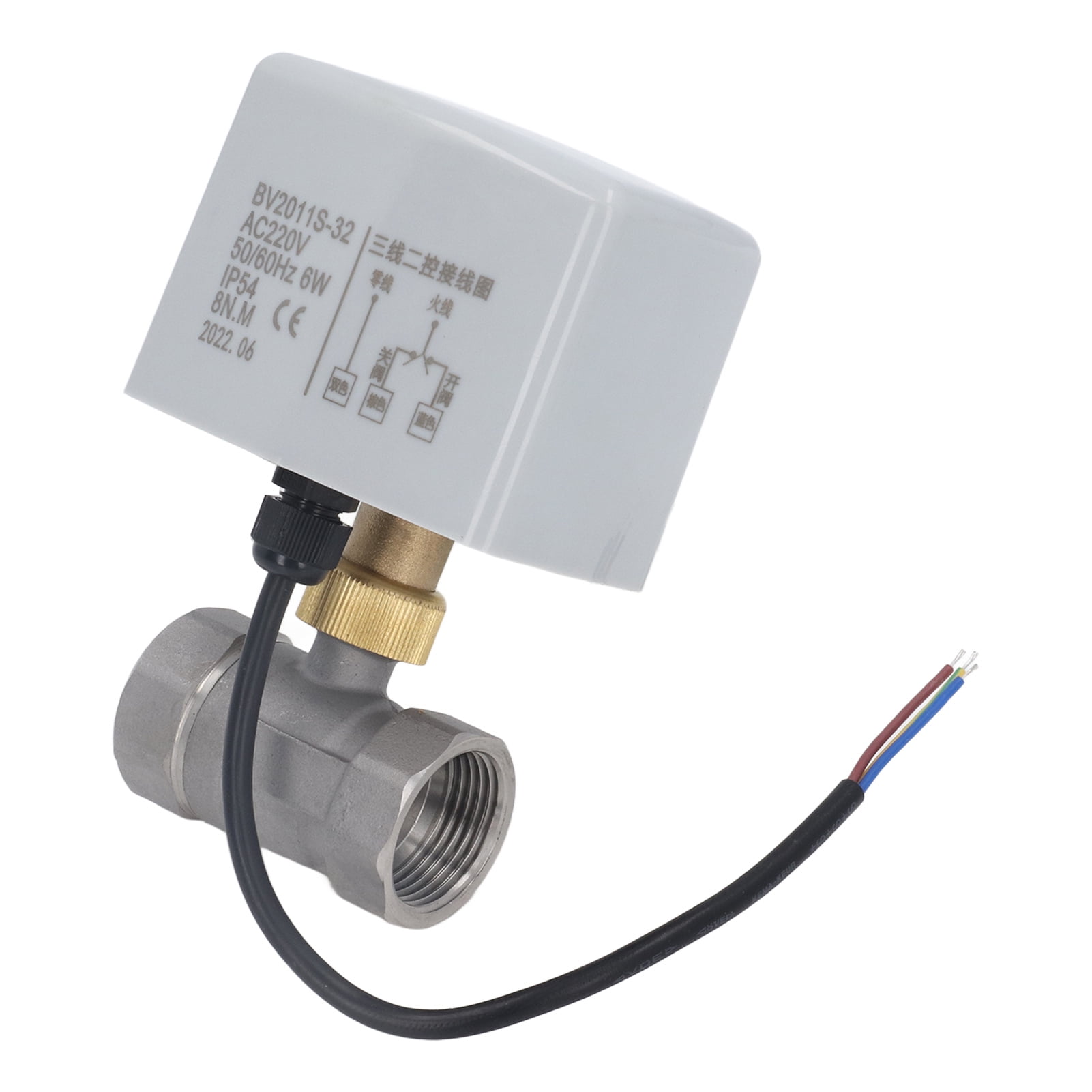 2024 Motorized Ball Valve Stainless Steel Electrical Driver 3 Way 2 ...