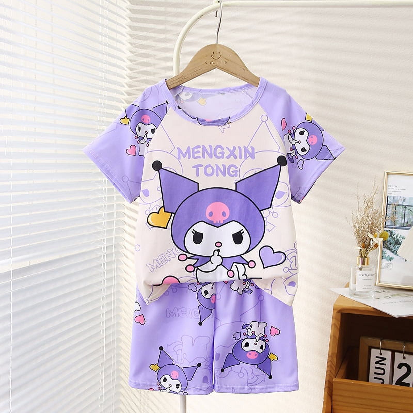 2024 My Melody Children Pajamas Sanrio Kawaii Anime Kuromi Pompompurin ...