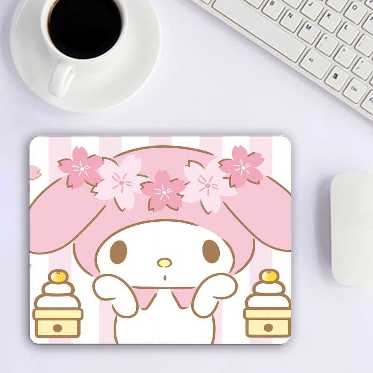 2024 My Melody Kawaii Mousepad Mousepad Game Pc Accessories Overlock ...