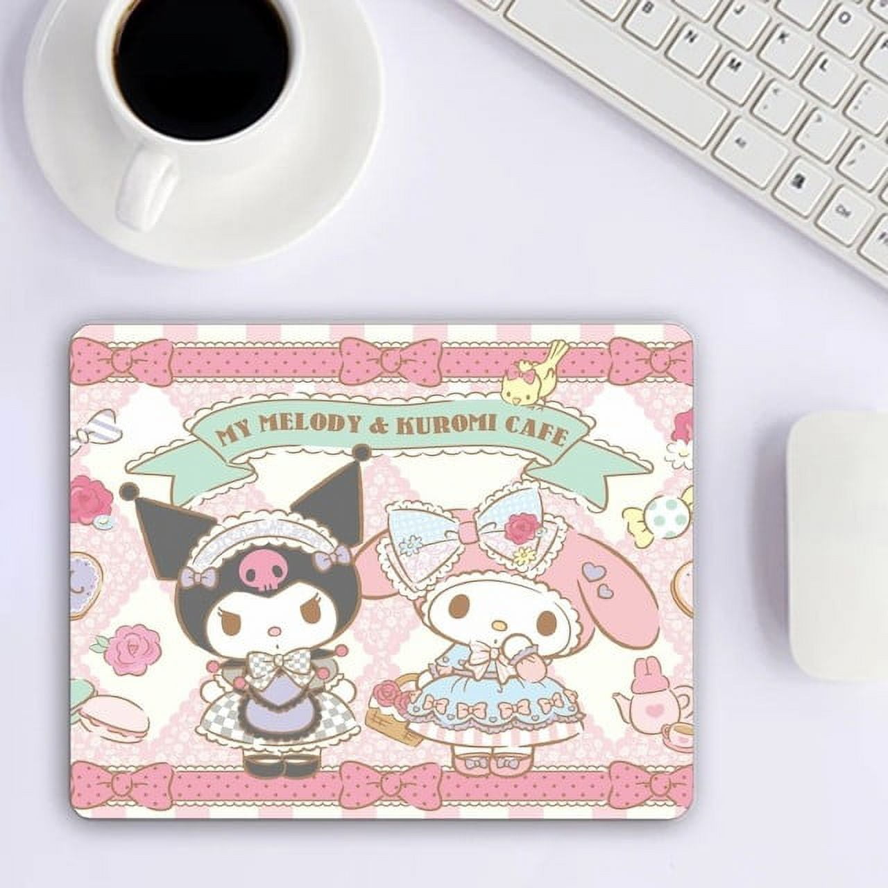 2024 My Melody Kawaii Mousepad Mousepad Game Pc Accessories Overlock ...