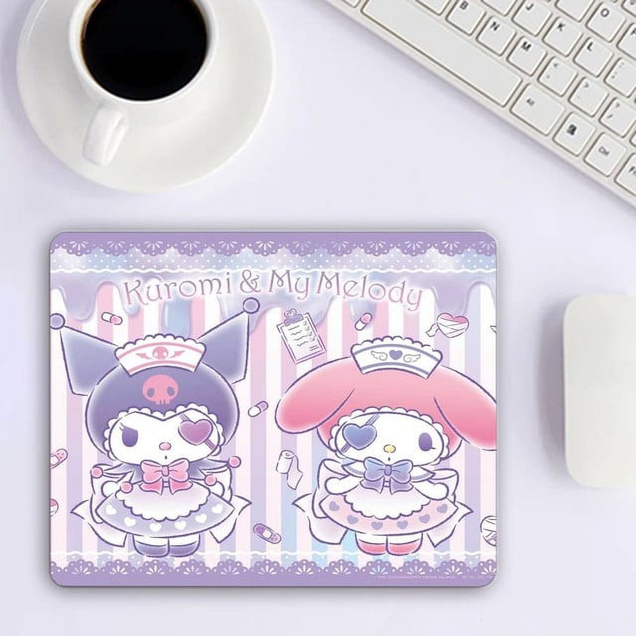 2024 My Melody Kawaii Mousepad Mousepad Game Pc Accessories Overlock ...