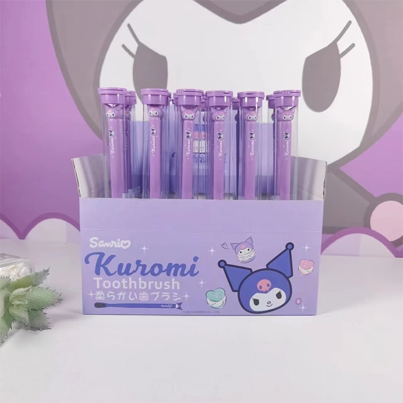 2024 NEW Anime Sanrio Kuromi Toothbrush Cinnamoroll My Melody Kawaii ...