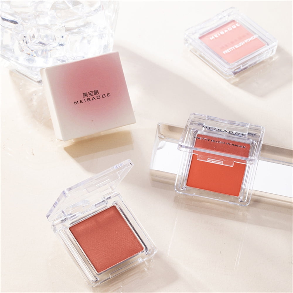 2024 NEW Single Color Blush Highlighter Contouring Blush Purple Blush ...