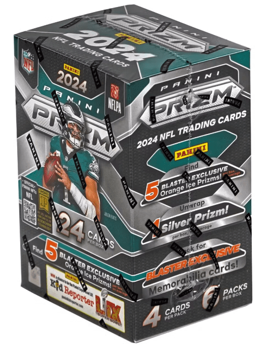 2024 NFL Panini Prizm Football Hobby Blaster Box! (Orange Ice Prizms ...