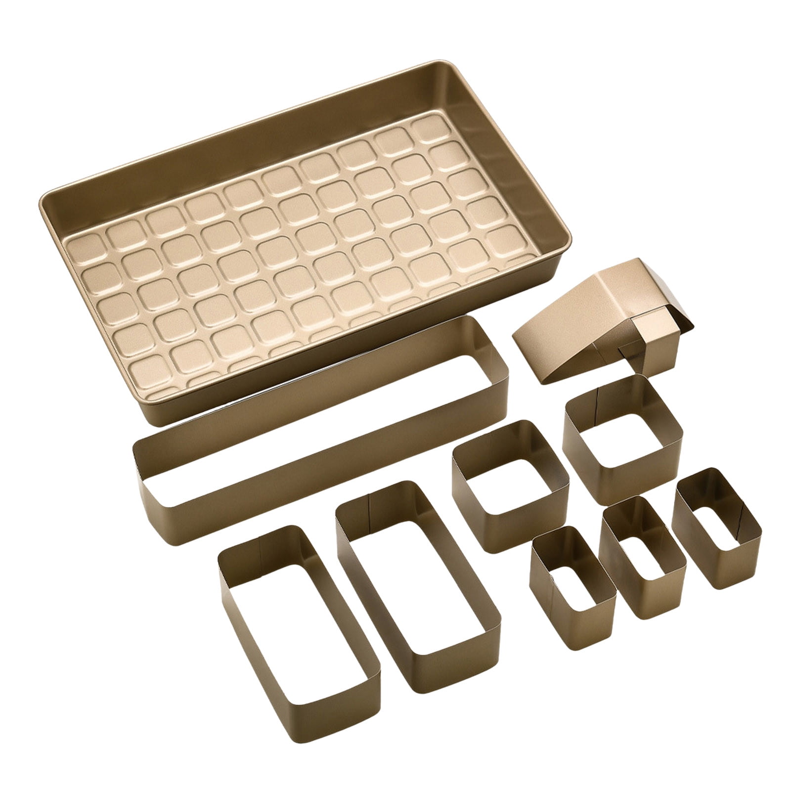 2024 New 10 Piece Stackable Bakeware Set Baking Sheets Assorted Baking ...