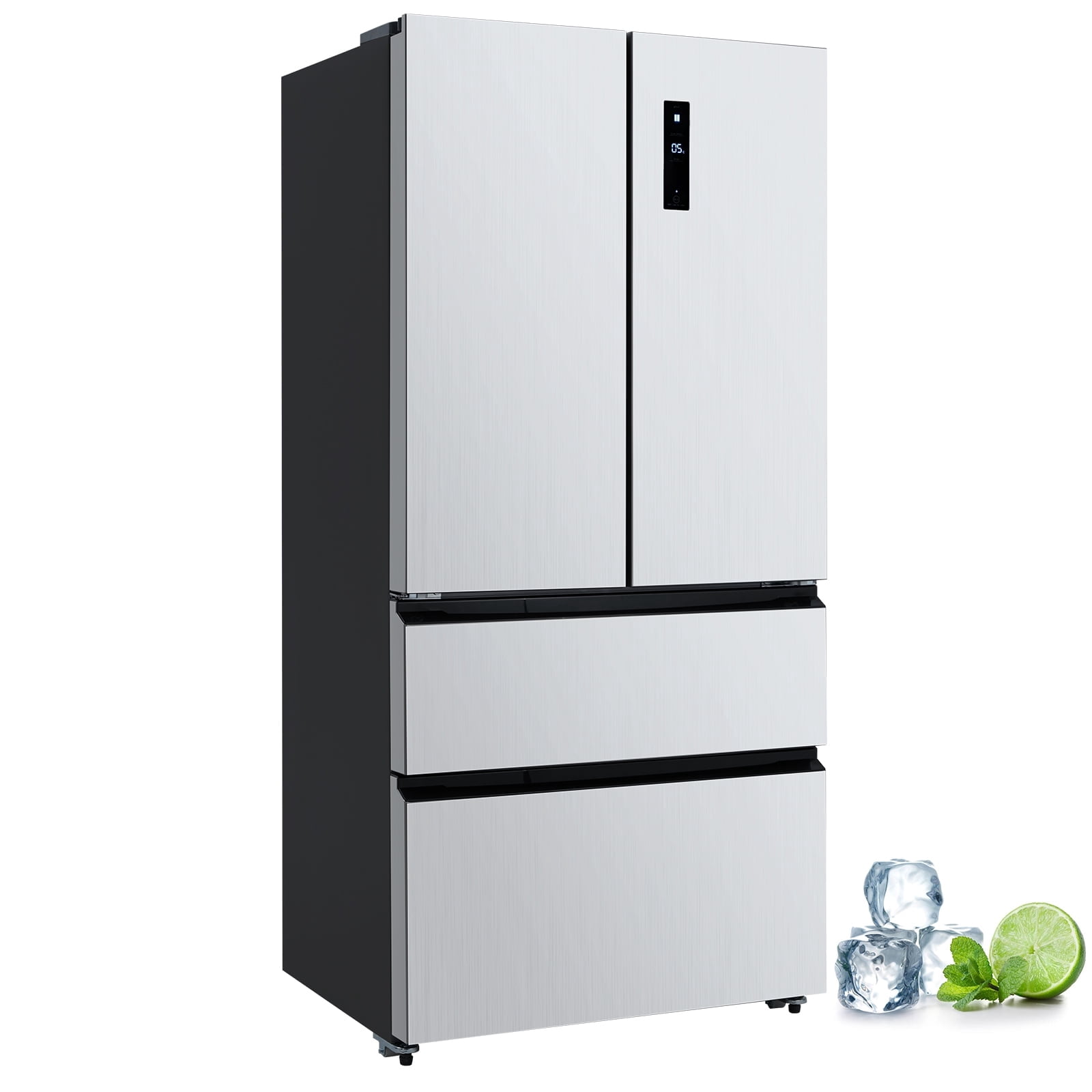 2025 New 18.75 Cu.ft French Door Refrigerator, 33 Inch Large Capacity ...