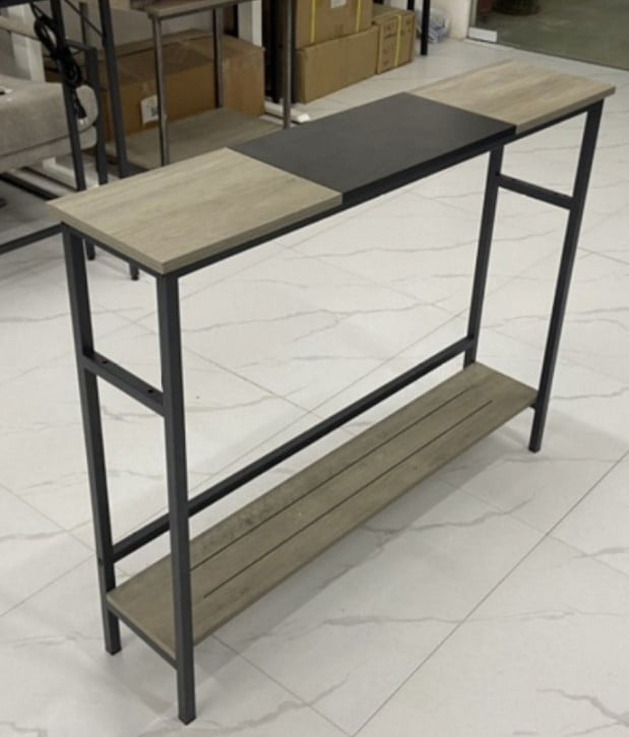 2024 New 2 Tier Entryway Table, Console Tables with Storage, 39.3 ...