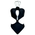 2024 New 3d Flower One Piece Swimsuit Sexy Swimwear Women High Leg Swimsuit Off The Shoulder